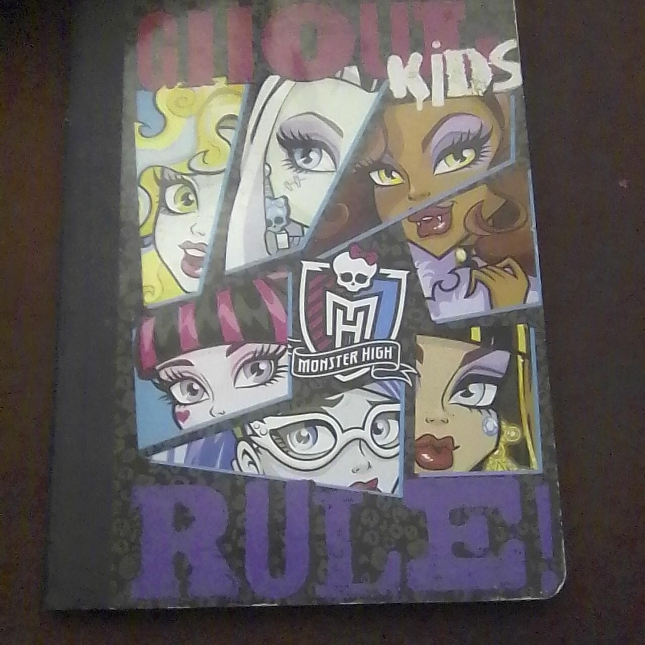 Monster High Composition Notebook 100 Wide Ruled Sheets ~ Ghoul Kids ...