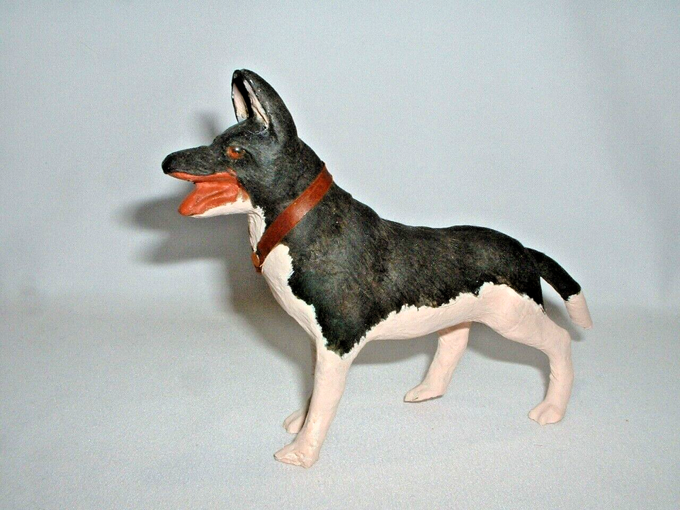 German Composition Christmas Putz Dog - Germany | eBay