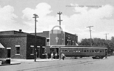 Interurban Railroad Station Martinsville Indiana IN - 11x17 Canvas ...
