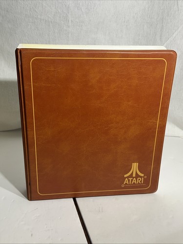 Vintage ATARI Case 2600 Cartridge Storage Binder Holder (Holds 8 ...