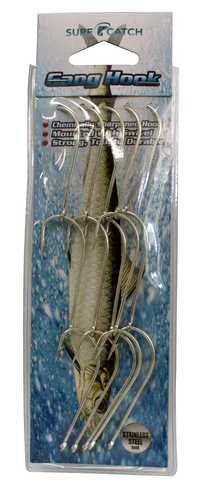 Sure Catch Stainless Steel Ganged Hook Sets | eBay