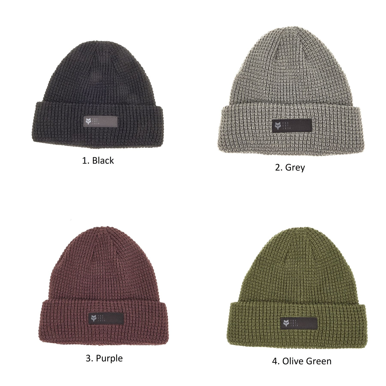 Fox Racing Mens Fleece -Lined Zenther Knitted Beanies | eBay