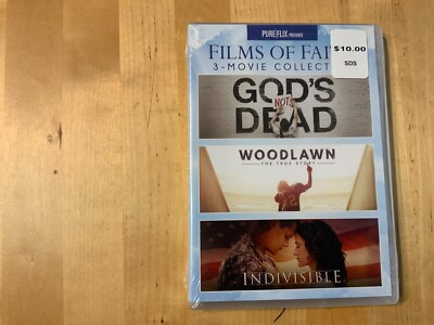 NEW Films of Faith 3-Movie Collection DVD God's Not Dead, Woodlawn ...