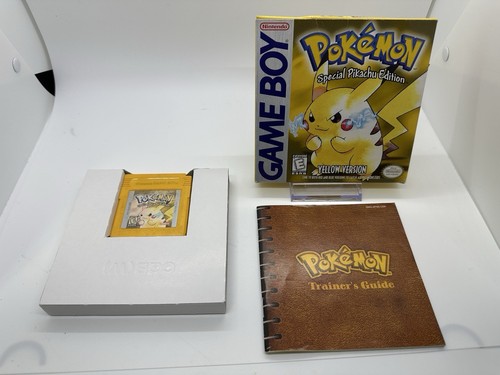 1998 NINTENDO GAME BOY POKEMON SPECIAL PIKACHU YELLOW VERSION 1ST PRINT ...