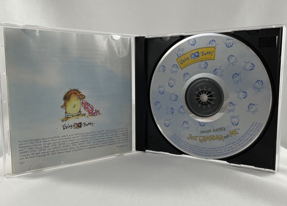 MERCER MAYER'S JUST GRANDMA AND ME - Living Books - PC CD-ROM | eBay