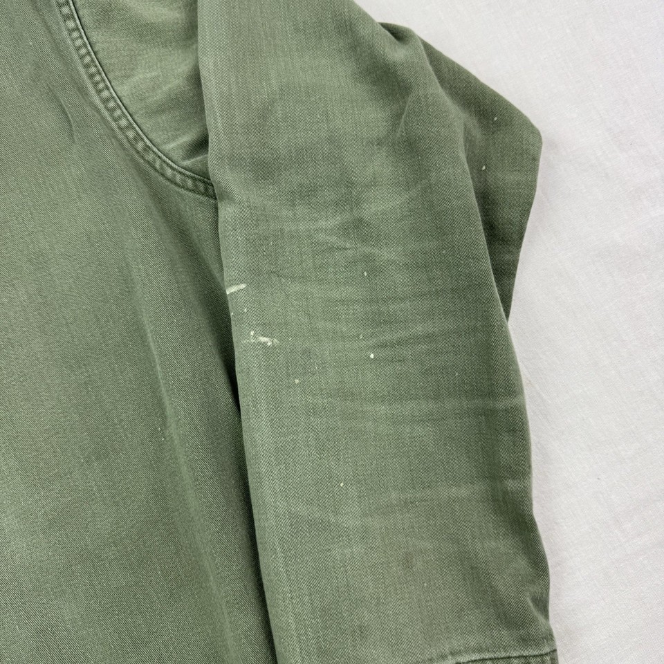 Vintage Army Button Up Shirt Adult Medium Military 60s 70s American ...
