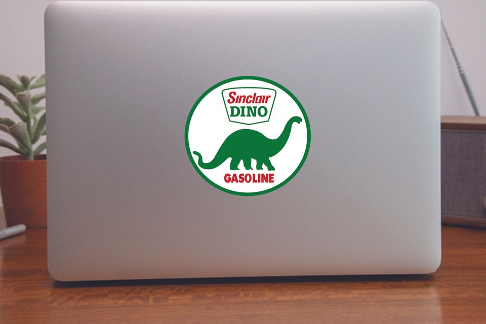Sinclair Oil Gas sticker CIRCLE Vintage Vinyl Decal |10 Sizes!! with ...