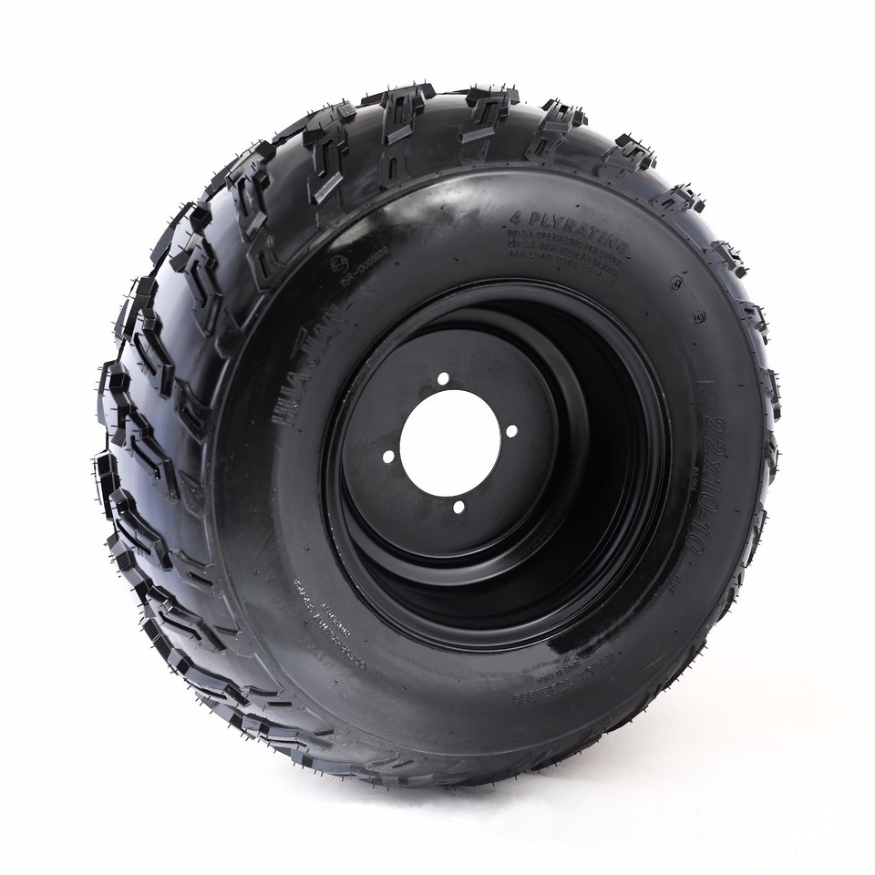 2pcs 22x10.00-10 22x10-10 22x10.0-10 22/10-10 Wheel Rims Tire For ATV ...