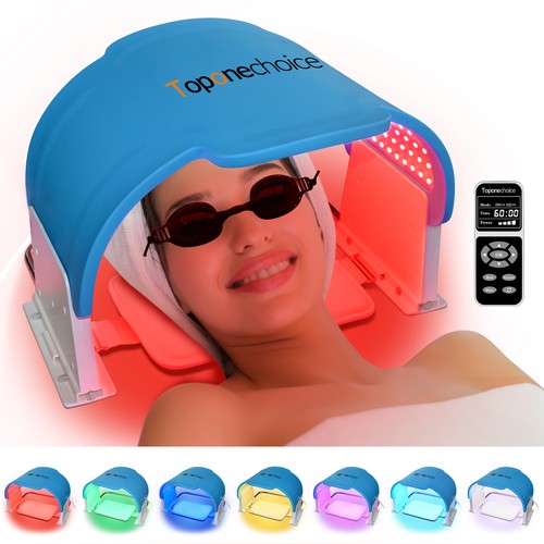 7 Color Led Mask Fot Face and Neck Infrared Face Mask Led Therapy Light ...