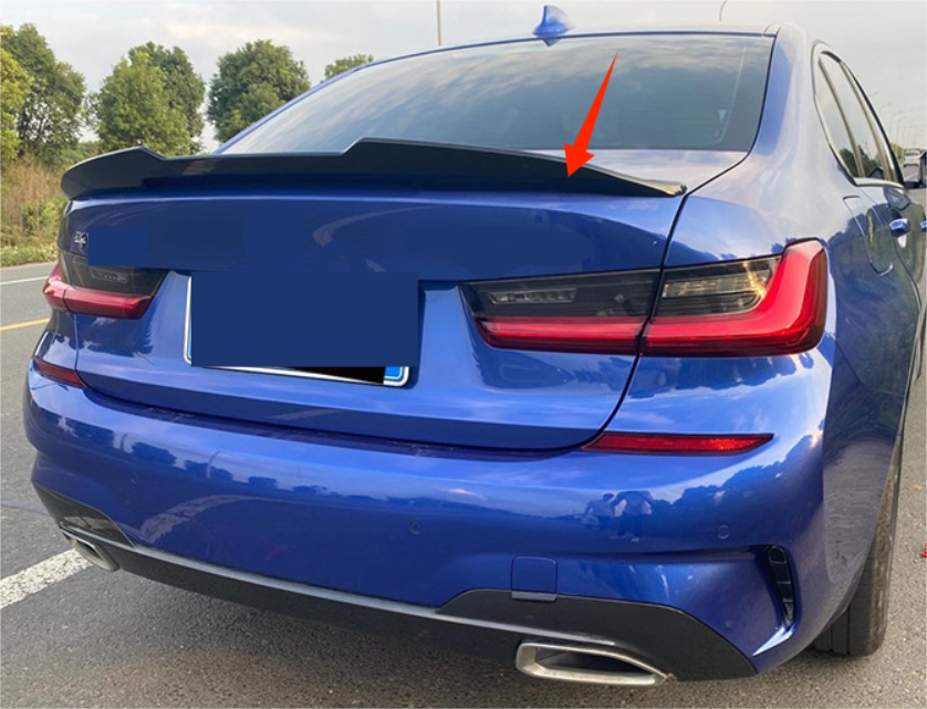 PSM Rear Spoiler Wing Glossy Black For 2019-2024 BMW 3 Series G20 G80 ...