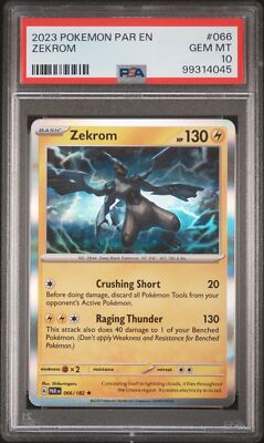 2023 POKEMON PAR EN-PARADOX RIFT #066 ZEKROM PSA 10 | eBay