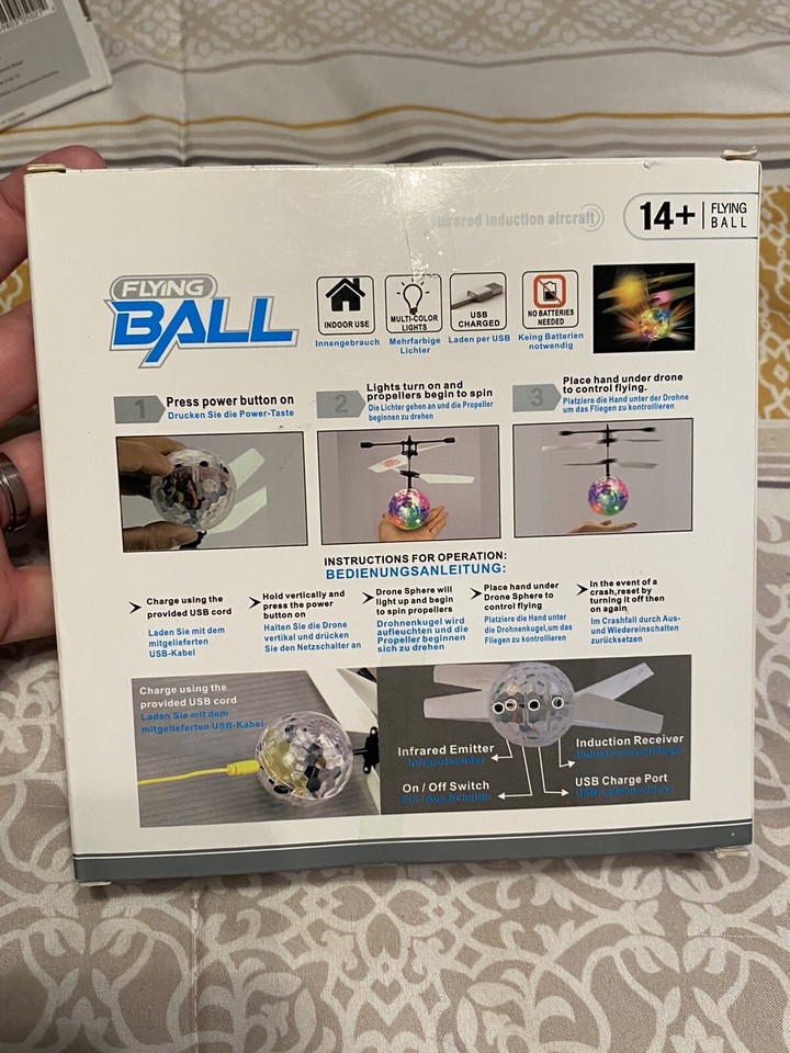 Induction RC Flying Ball Infrared Toy | eBay