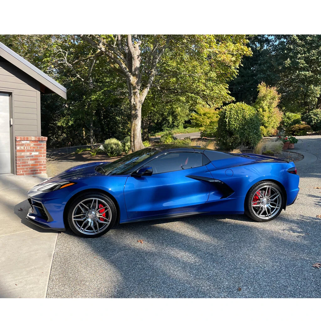 19/20'' MRR M024 Gloss Black Staggered Concave Wheels For Corvette C8 ...