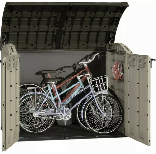Keter Store It Out Ultra Large 6 x 4ft Bin & Bike Garden Storage Shed ...