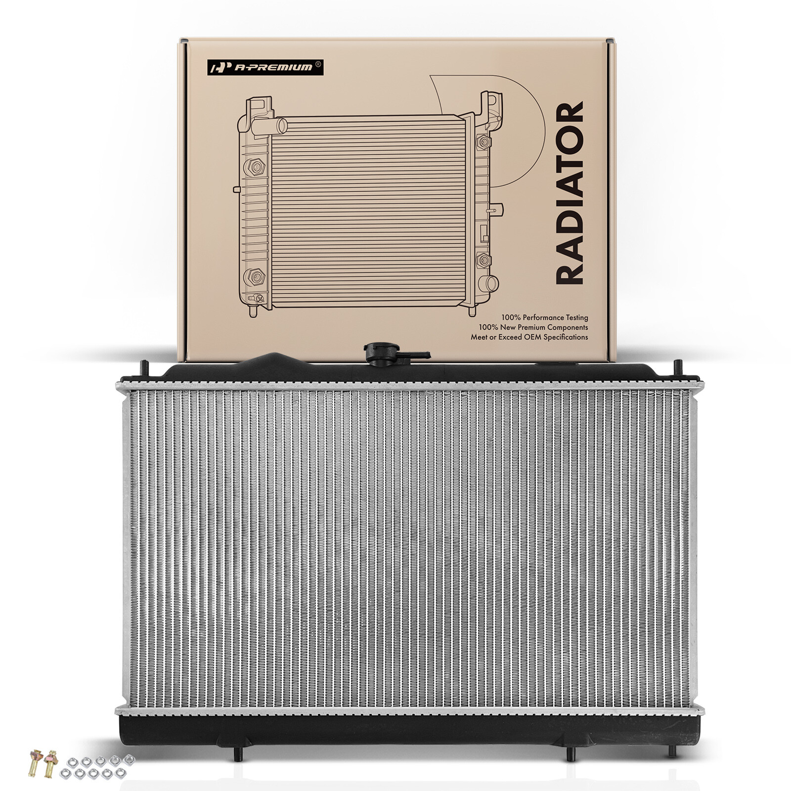 A-Premium Radiator w/ Oil Cooler for Dodge 2000 GTX Mitsubishi Galant ...