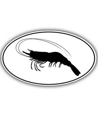 Shrimp Decal Sticker Cajun Bubba Boat Charter Fishing Louisiana Bayou ...