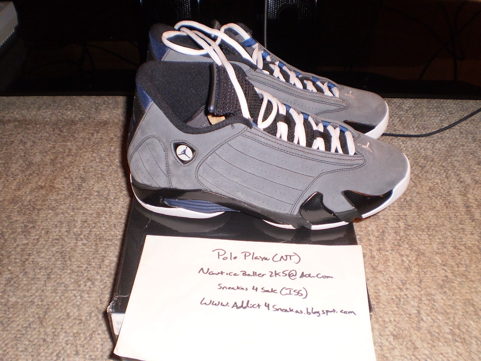 AIR JORDAN 14 RETRO Air Jordan 'Georgetown' XIV `Last Shot` Nike Air ...