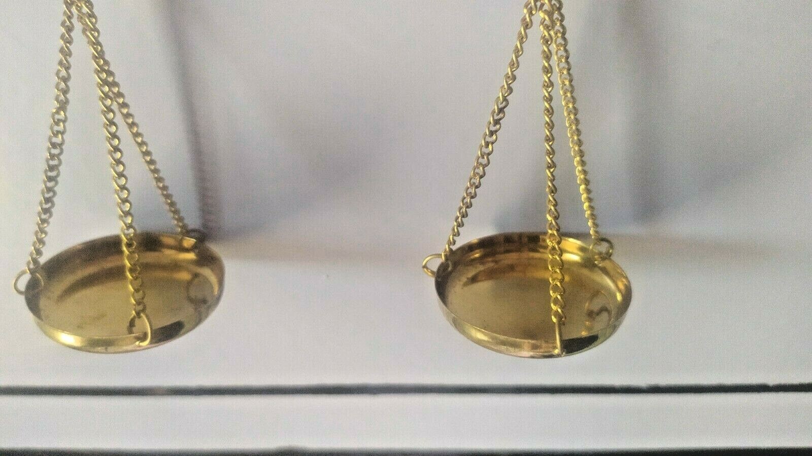 Brass Handcrafted Small Weight Measuring Scale / Balance Measure ...