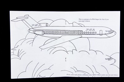 Southwest Airplane Coloring Pages
