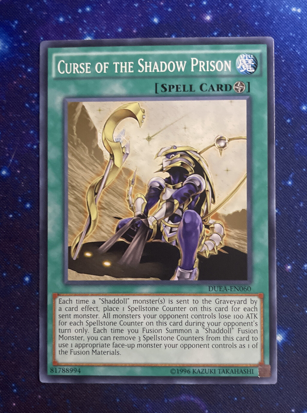 Yu-Gi-Oh! TCG, Curse of the Shadow Prison, Duelist Alliance DUEA-EN060 ...