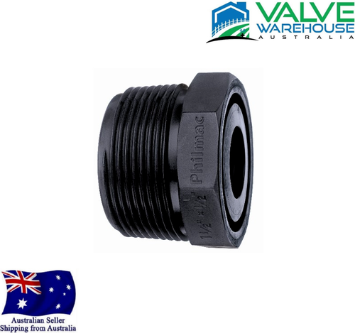 Polypropylene Reducing Bush - BSP Threaded - (3/4x1/2") - (4x3") | eBay