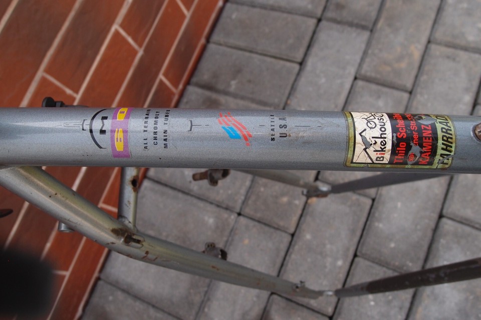 Raleigh M60 retro mtb frame set All Terrain CRMO Seattle USA 18 in | eBay