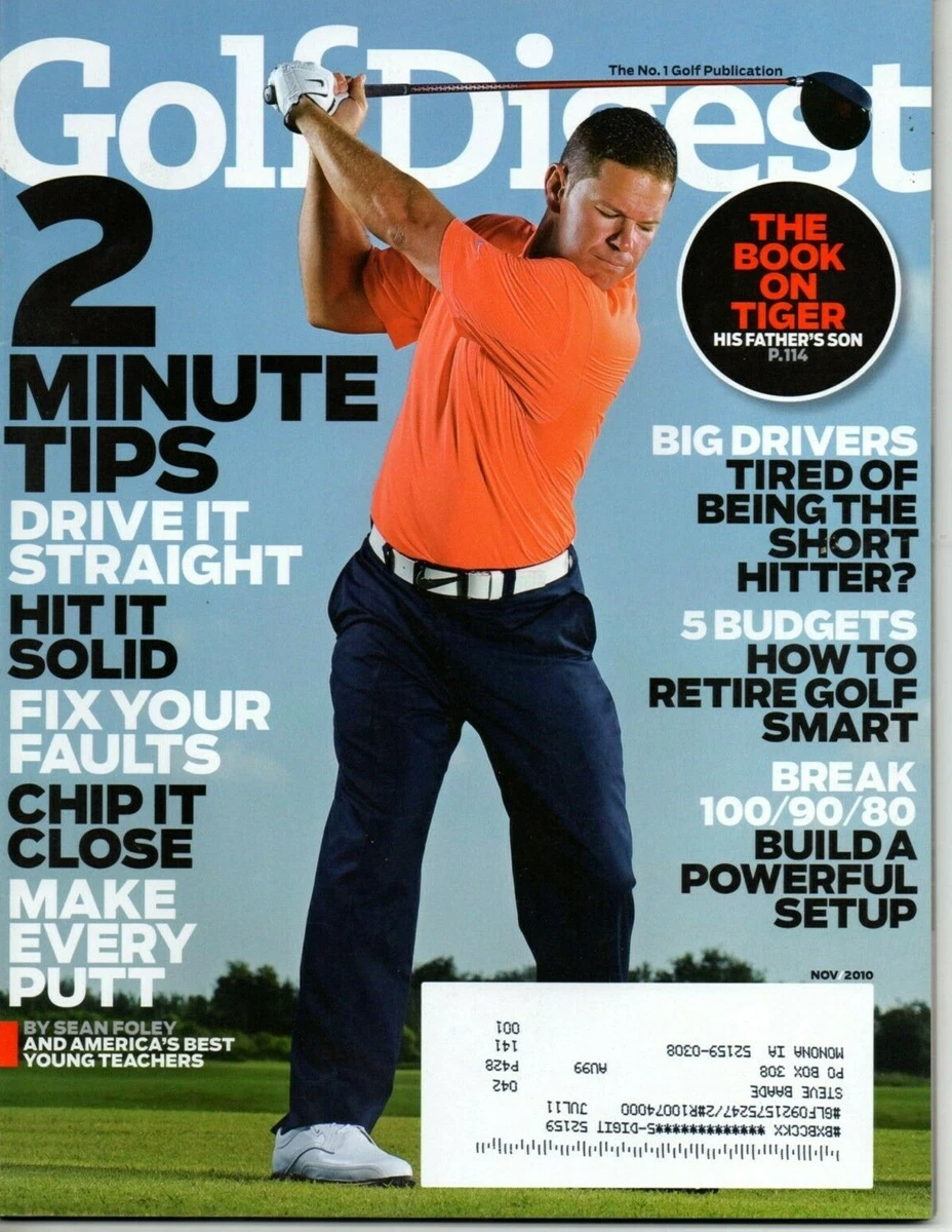 Sean Foley Golf Digest Cover