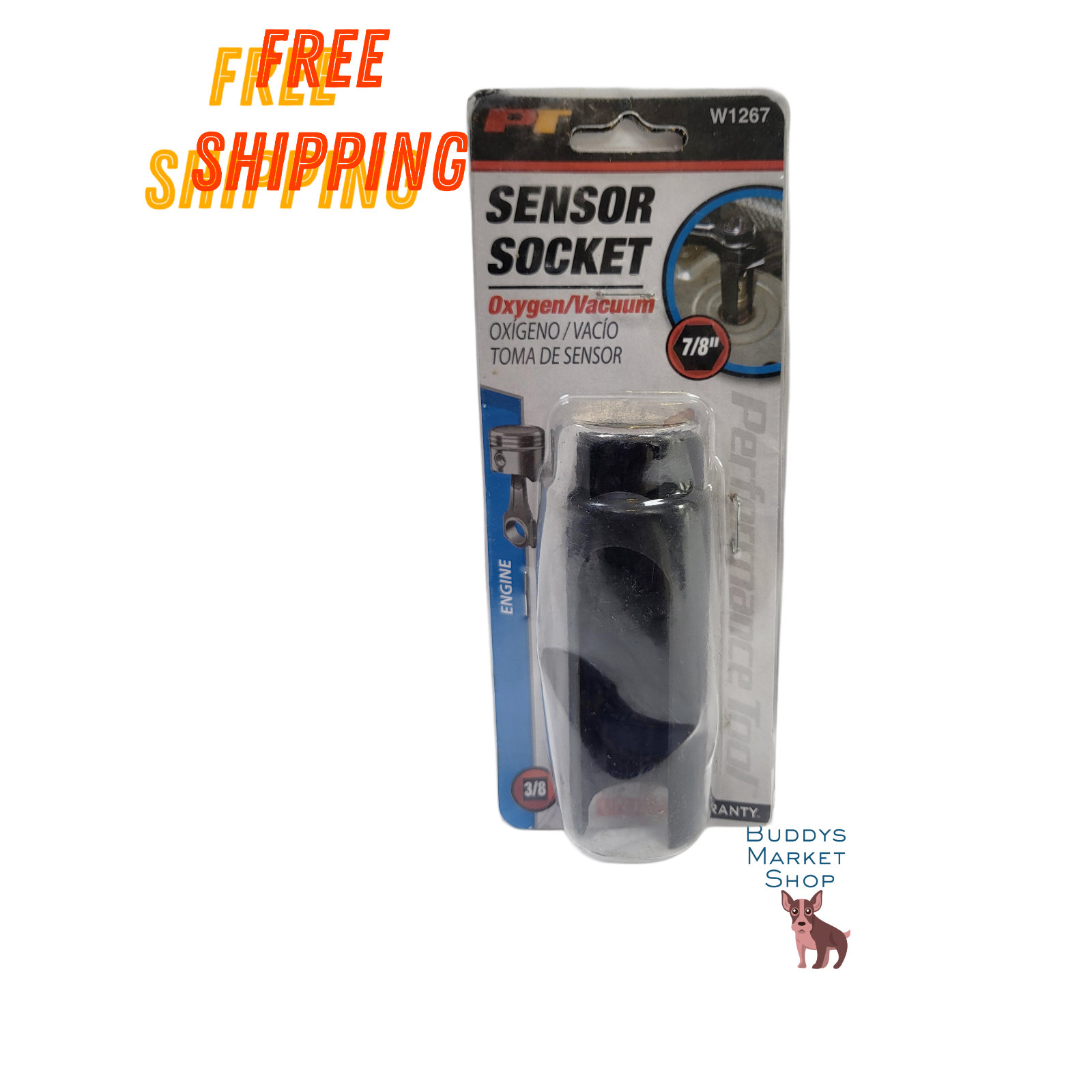Performance Tool W1267 Oxygen Sensor Socket - Oxygen Sensor Socket ...
