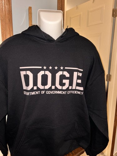 DOGE DEPARTMENT OF GOVERNMENT EFFICIENCY HOODIE All Sizes Avail S-3XL ...