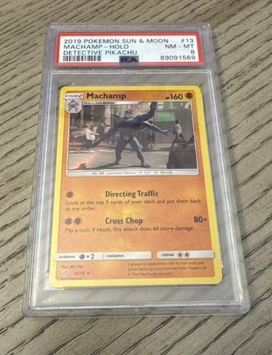 2019 POKEMON SUN & MOON DETECTIVE PIKACHU #13 MACHAMP DETECTIVE PIKACHU ...