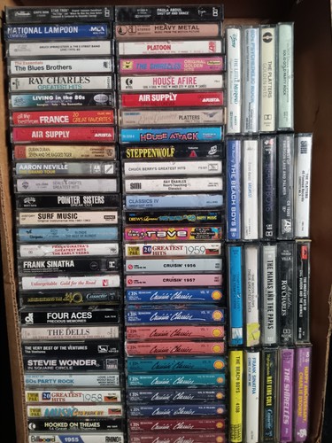 60+ Cassettes Lot Bundle & Panasonic Cassette Tape Player Rock JAZZ ...