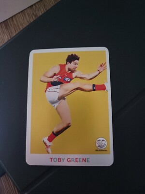 Afl Team Coach 2023 Toby Greene 60th anniversary Scanlan card code ...