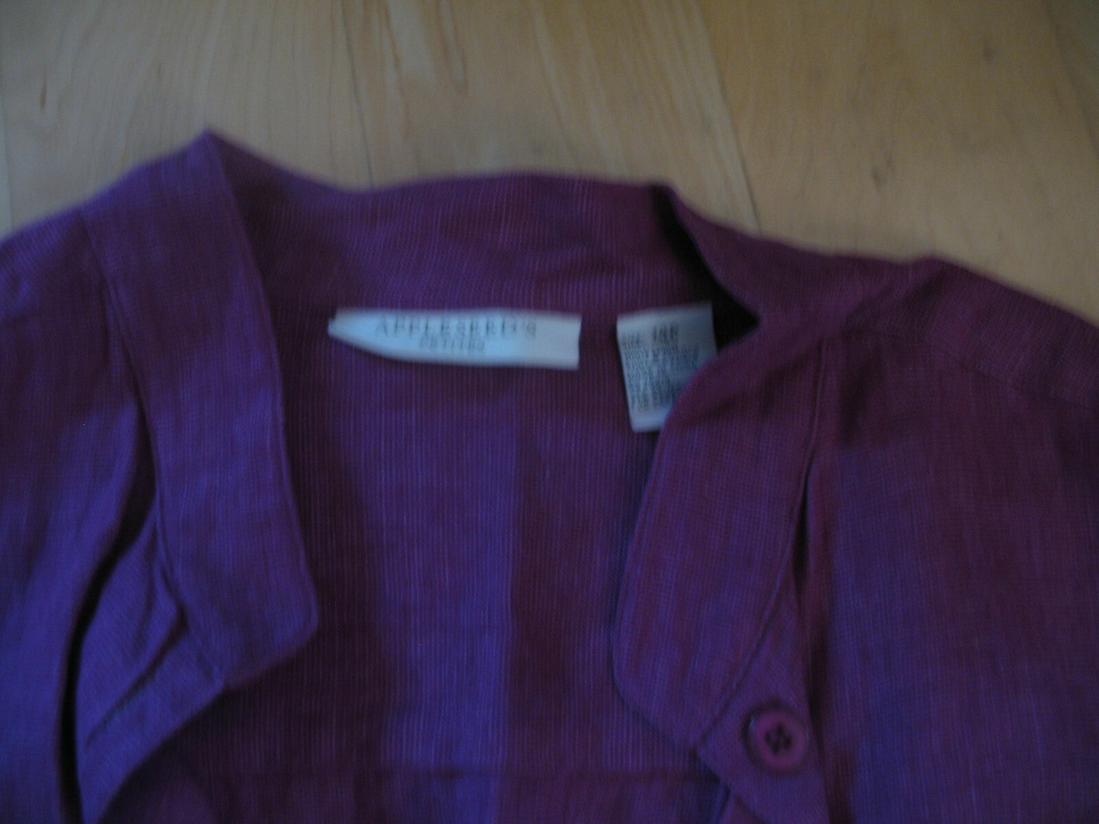 Appleseed's Petites Linen Jacket/Shirt -14P -VGUC | eBay