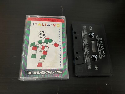 Commodore 64 C64/128 Virgin Game * World Cup Soccer Italia 90 ...