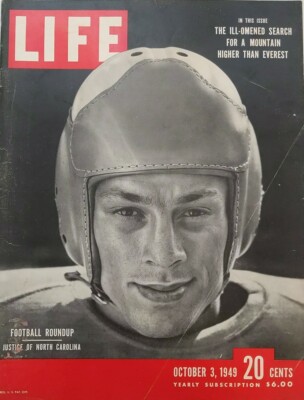 Life magazine October 3rd, 1949, *COVER SHEET ONLY* . Football Roundup ...