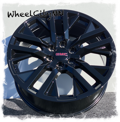 20" gloss black 2019 2020 2021 GMC Yukon Denali Sierra 1500 replica ...