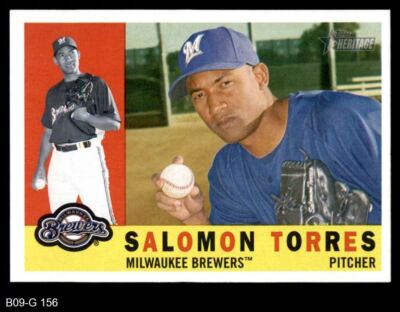 2009 Topps Heritage #156 Salomon Torres Brewers 8 - NM/MT | eBay