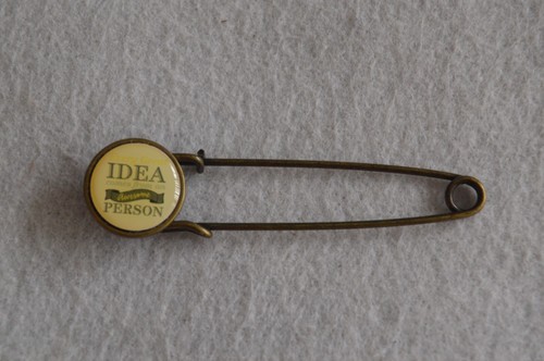 Pin or Brooch IDEA PERSON PIN | eBay
