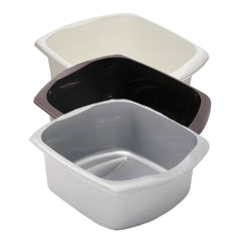 Addis 9.5L Plastic Washing Up Bowl Large Rectangular Kitchen Basin Sink ...