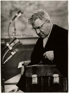Eichmann-Nazi Trial, Dr. Servatius Eichmann's lawyer, Original Photo ...