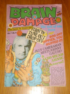 BRAIN DAMAGE BRITISH COMIC VOL 1 #4 | eBay