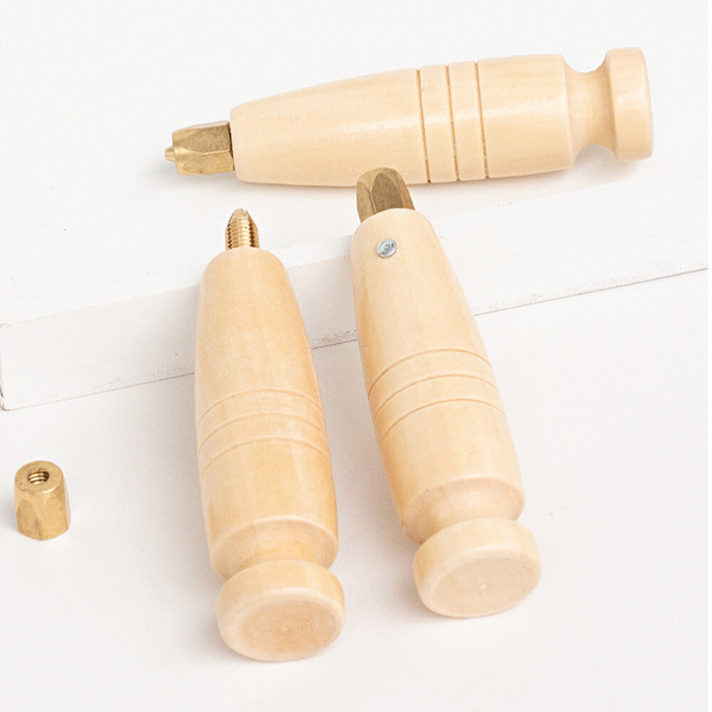 Wooden Awl Handle Shoemaker Tool Craft Awl Handle Diy Craft Supply | eBay