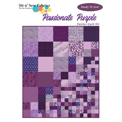 Passionate Purple - Patches Quilt Kit (NEW) | eBay