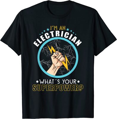 NEW LIMITED Electrician Electrical Engineer Premium Great Tee T-Shirt ...
