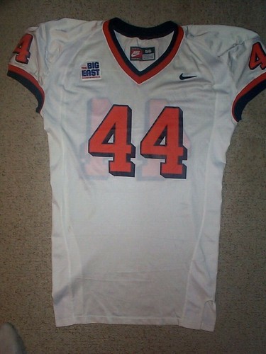TEAM ISSUED Syracuse Orange #44 ncaa Football GAME Jersey Adult MEN'S ...
