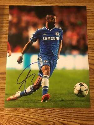 Ashley Cole Autographed 11x14 Photo England Chelsea LA Galaxy A.S. Roma ...