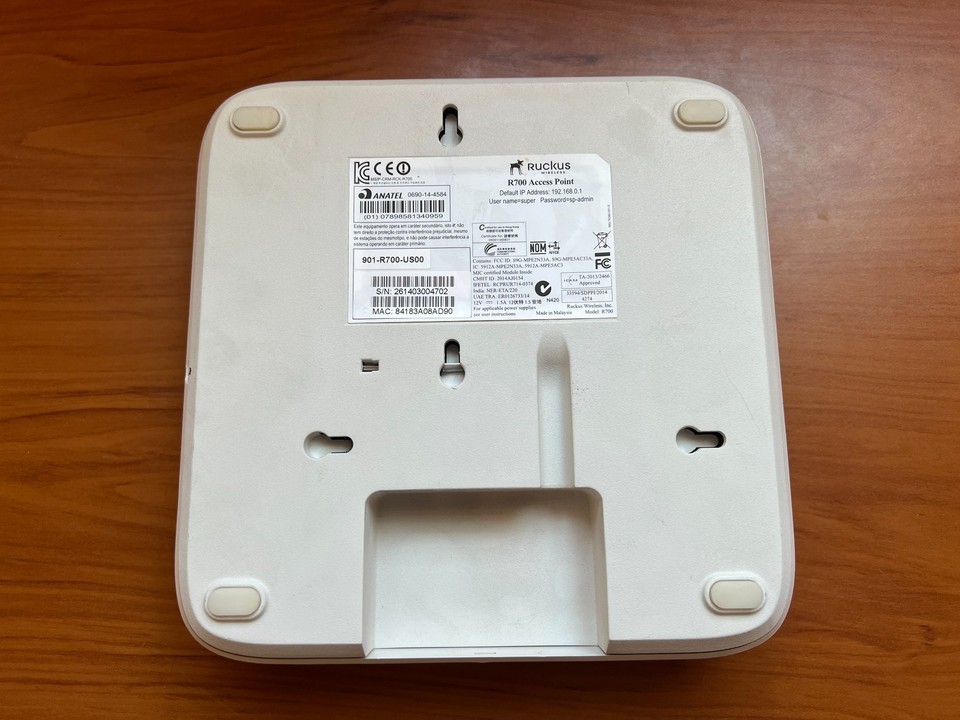 Ruckus R700 Wireless Access Point AP 901-R700-US00 Dual Band PoE ...