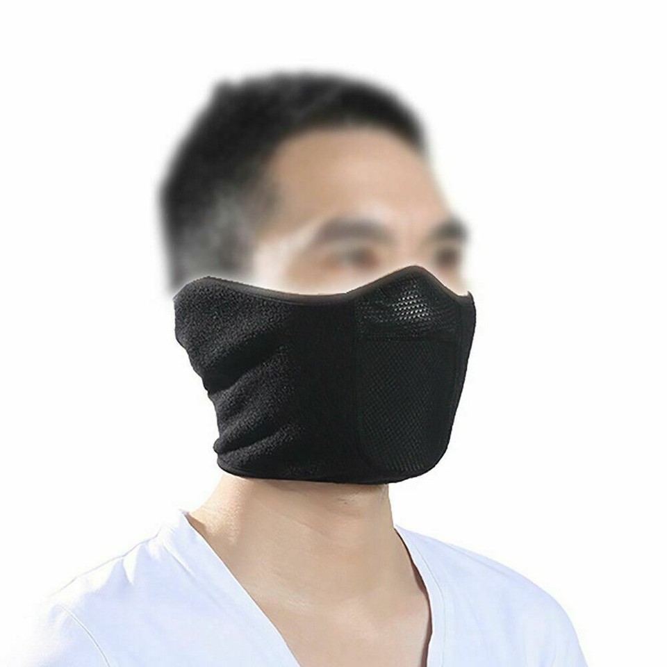 Anti Cold Half Face Mask Warm Breathable For Ski eBike Bicycle Cycling ...