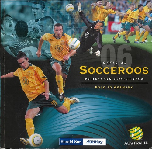 2006 Australian Socceroos Medallion Collection Set + DVD Herald Sun ...