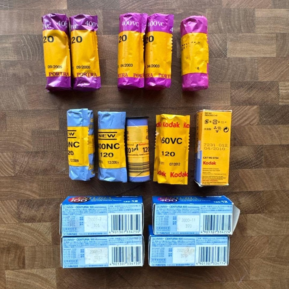 KODAK 400VC 160VC Centuria 120 Film 14 sets | eBay UK